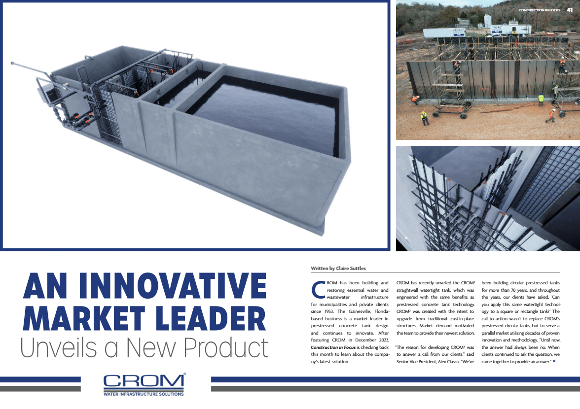 CROM2 & CROM SQUAREd Technology Highlighted in Oct. 2024 Construction ...